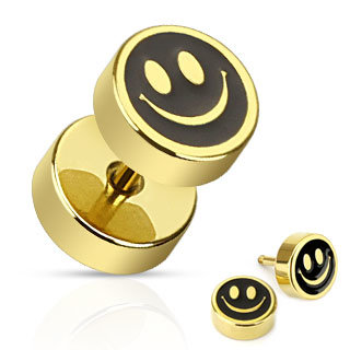 Fake Plug - Gold - Smiley